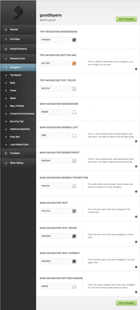 All Torque Transmissions » Elements Colors